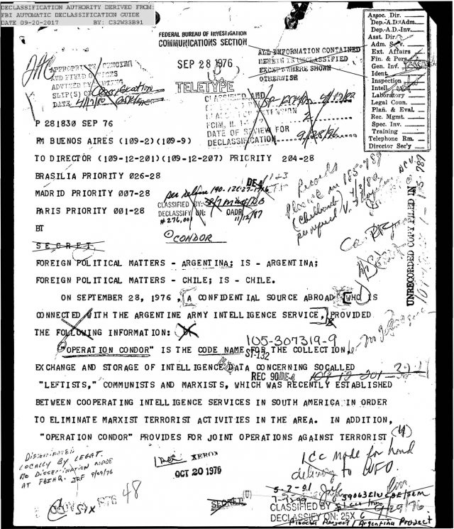 Operación Cóndor: historia de la persecución contra la izquierda en ...