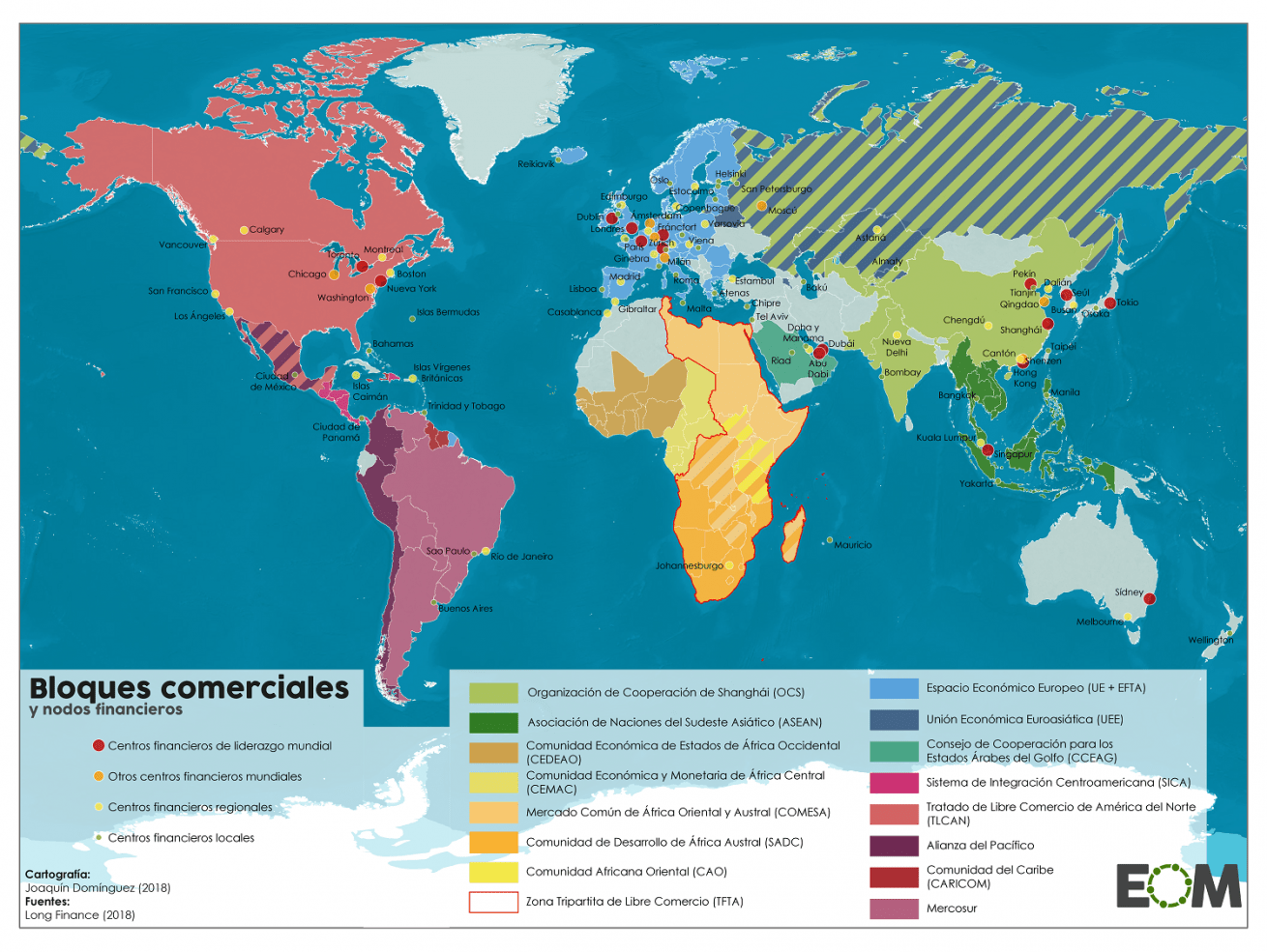 Los principales bloques comerciales del mundo - Mapas de El Orden ...