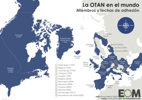Cinco mapas y gráficos para entender la OTAN - Mapas de El Orden ...