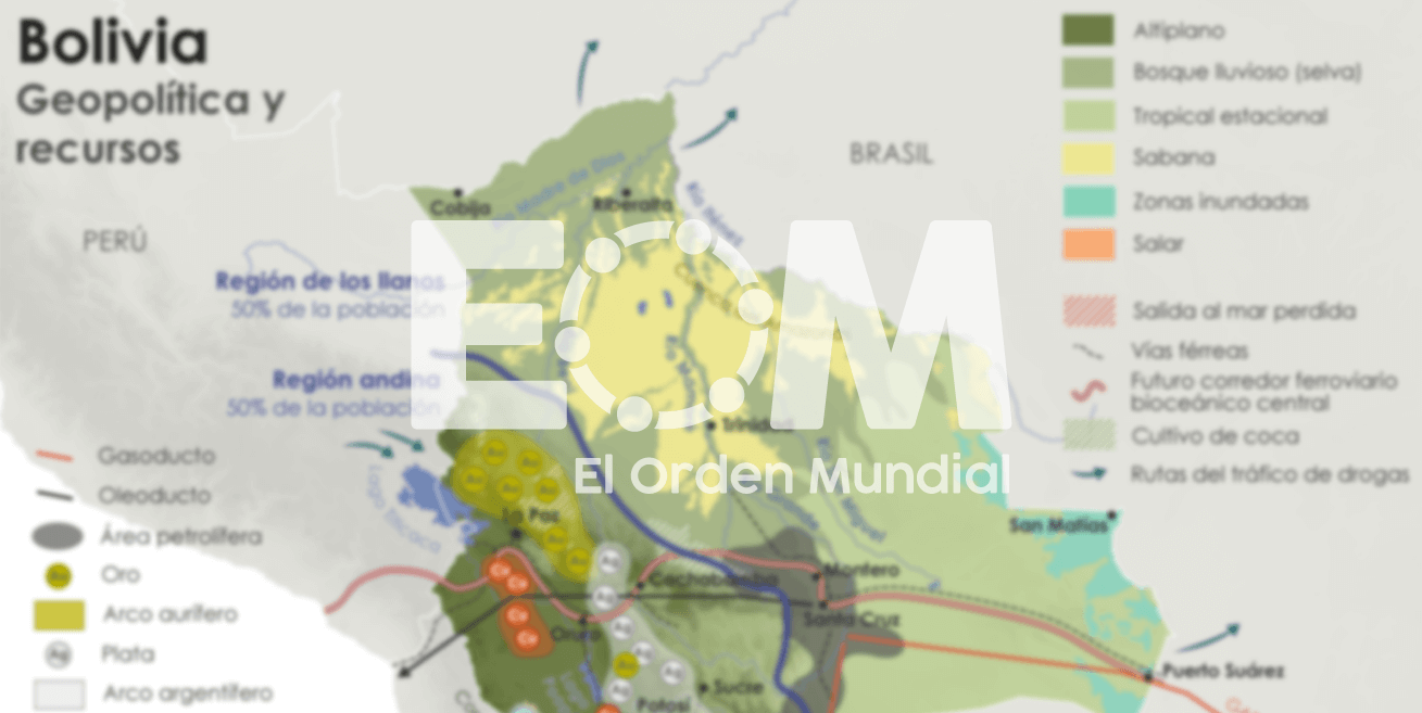La geopolítica de Bolivia - Mapas de El Orden Mundial - EOM