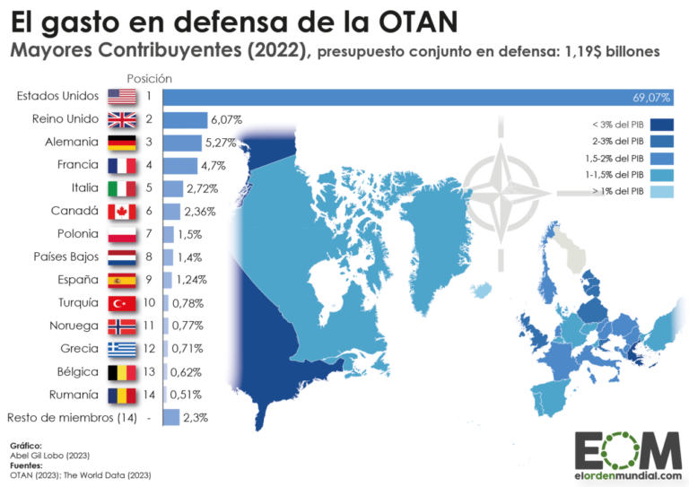 Cinco mapas y gráficos para entender la OTAN - Mapas de El Orden ...