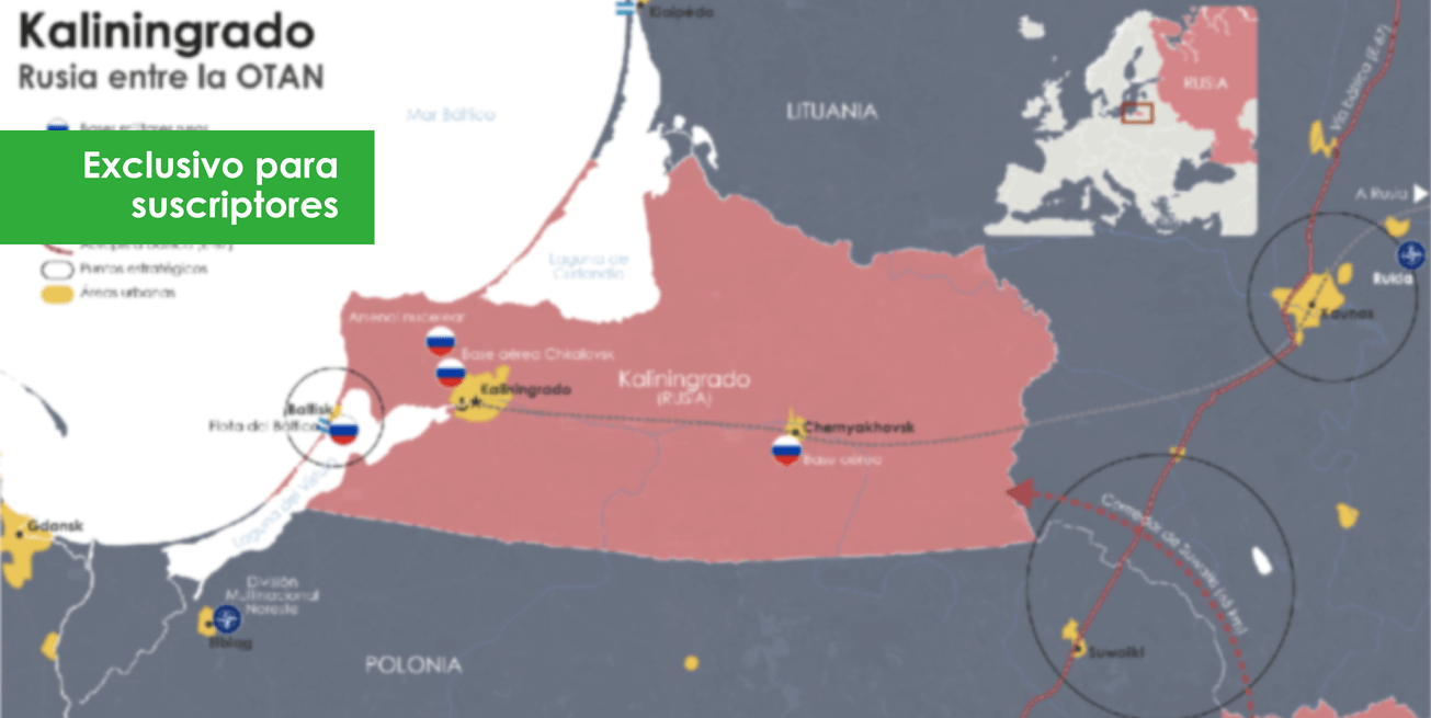 El mapa de la geopolítica de Kaliningrado - OutLine TTS