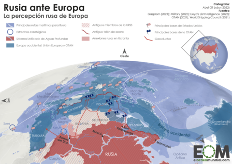 Mirando a Europa desde Moscú: así ve Rusia el continente - Mapas de El ...