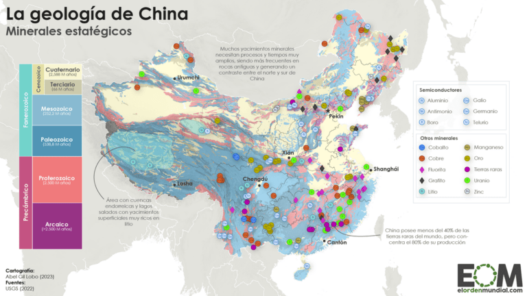 El mapa minero de China, la gran potencia extractiva del mundo - Mapas ...