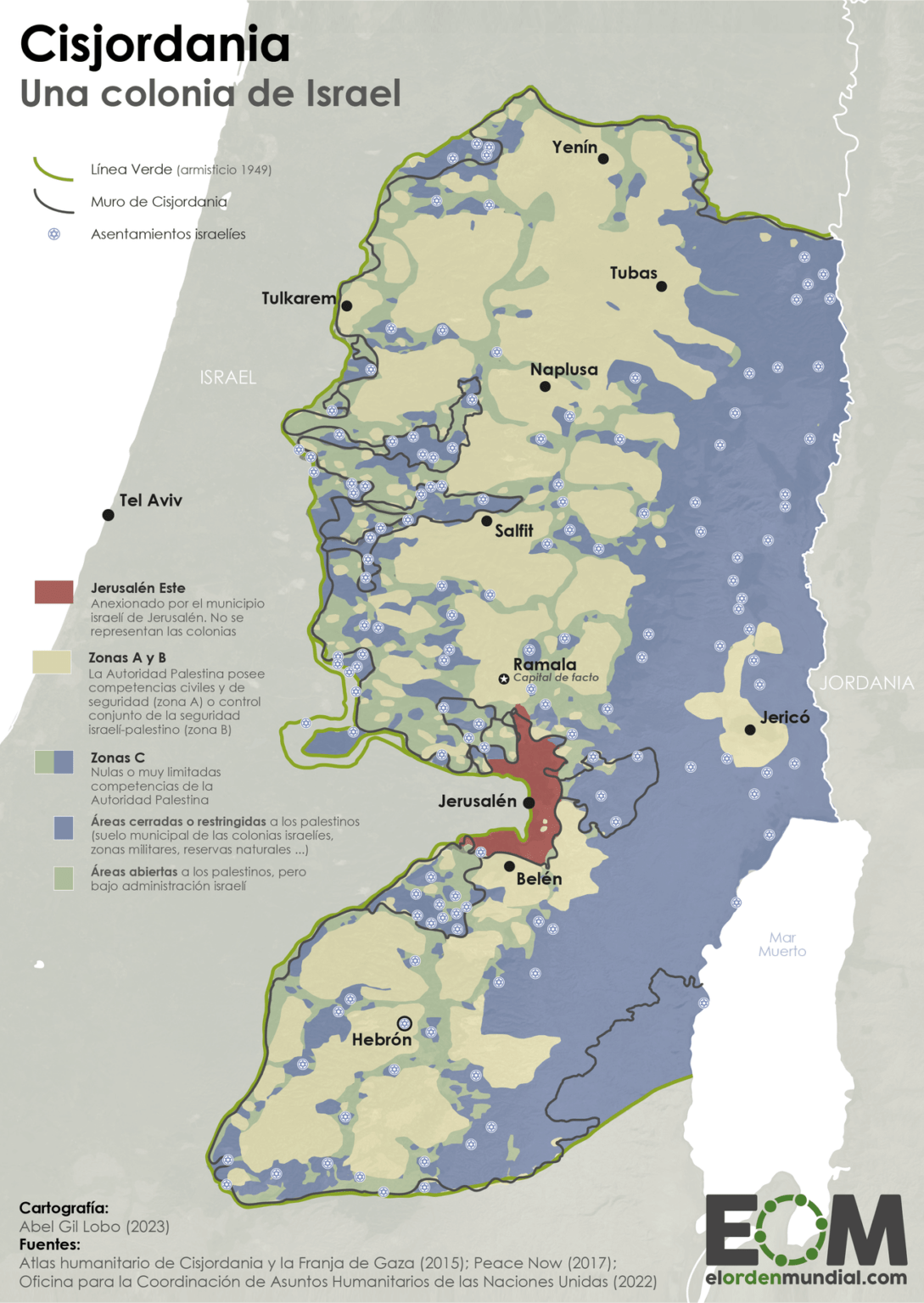 12 mapas para entender la guerra entre Israel y Hamás - Mapas de El ...