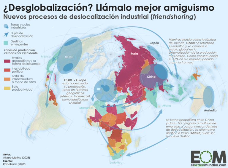 El mapa de la nueva globalización - Mapas de El Orden Mundial - EOM