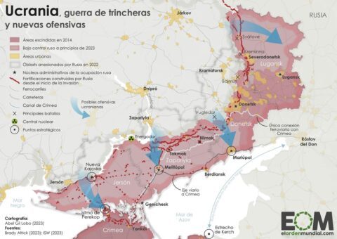 De la invasión a las trincheras: la guerra defensiva de Rusia en Ucrania - Mapas de El Orden ...