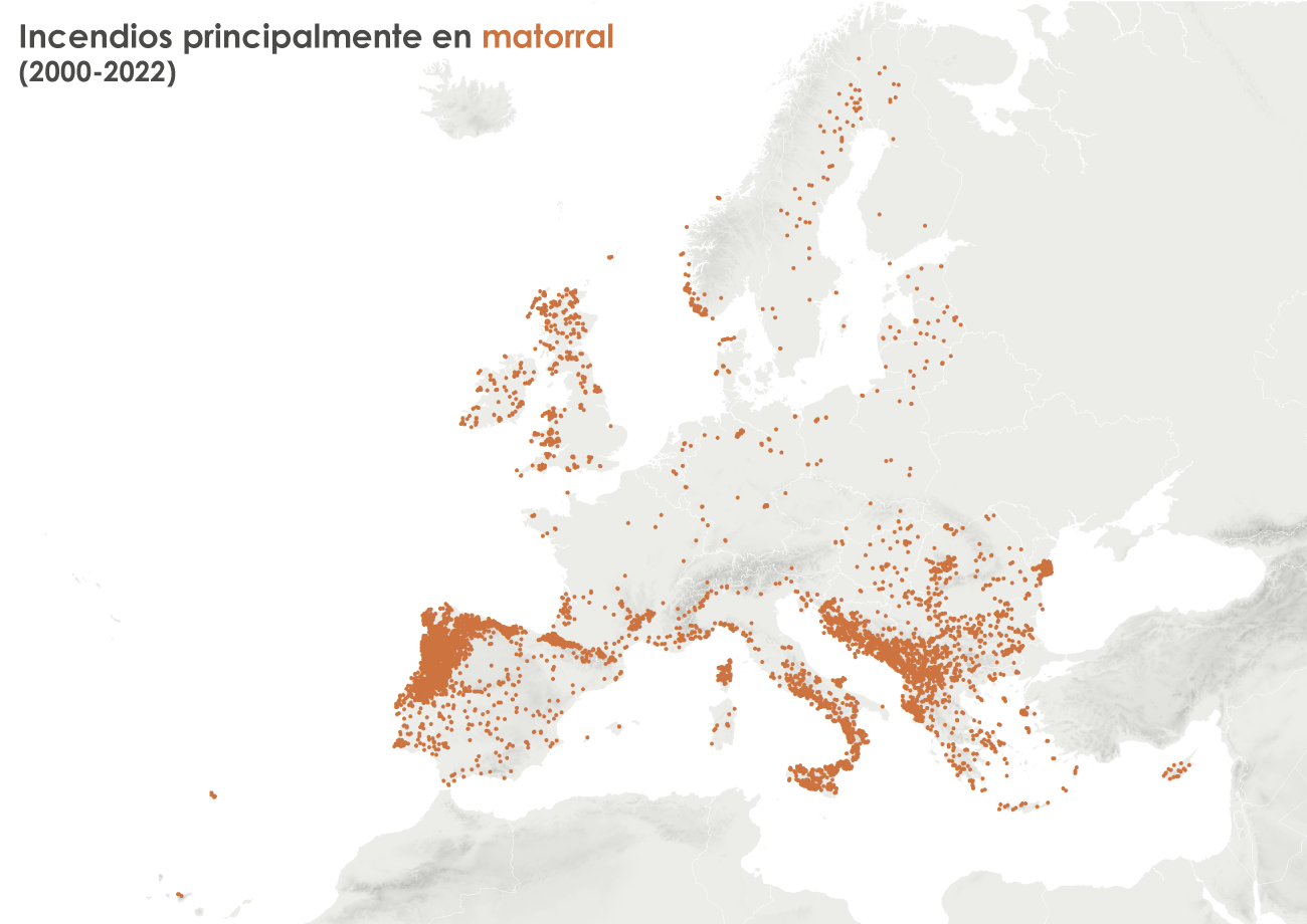 Despoblación y fuego: la evolución de los incendios en Europa