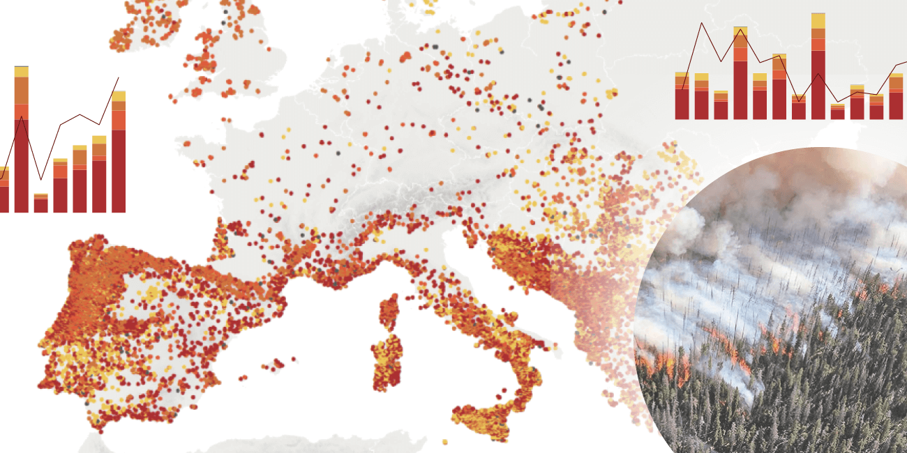 Despoblación y fuego: la evolución de los incendios en Europa