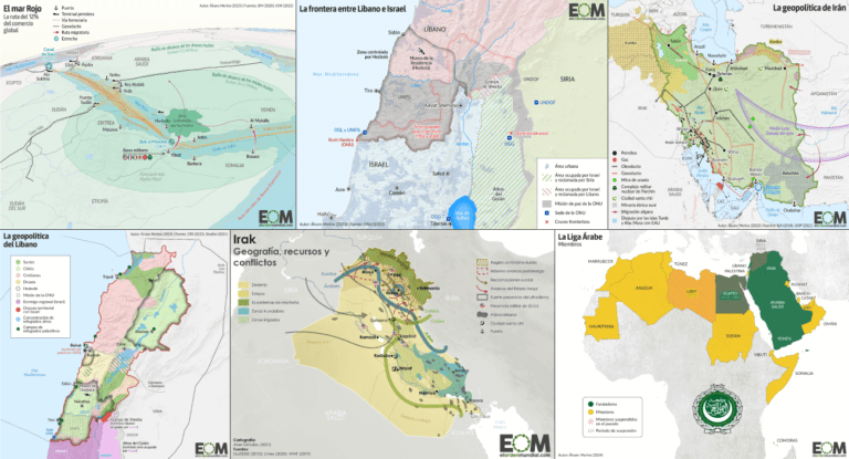 El conflicto en Oriente Próximo, en seis mapas - Mapas de El Orden Mundial - EOM