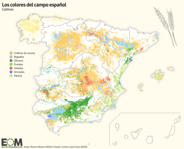 Mapa De Zonas De Plantaciones De Frutales Cómo Regar árboles