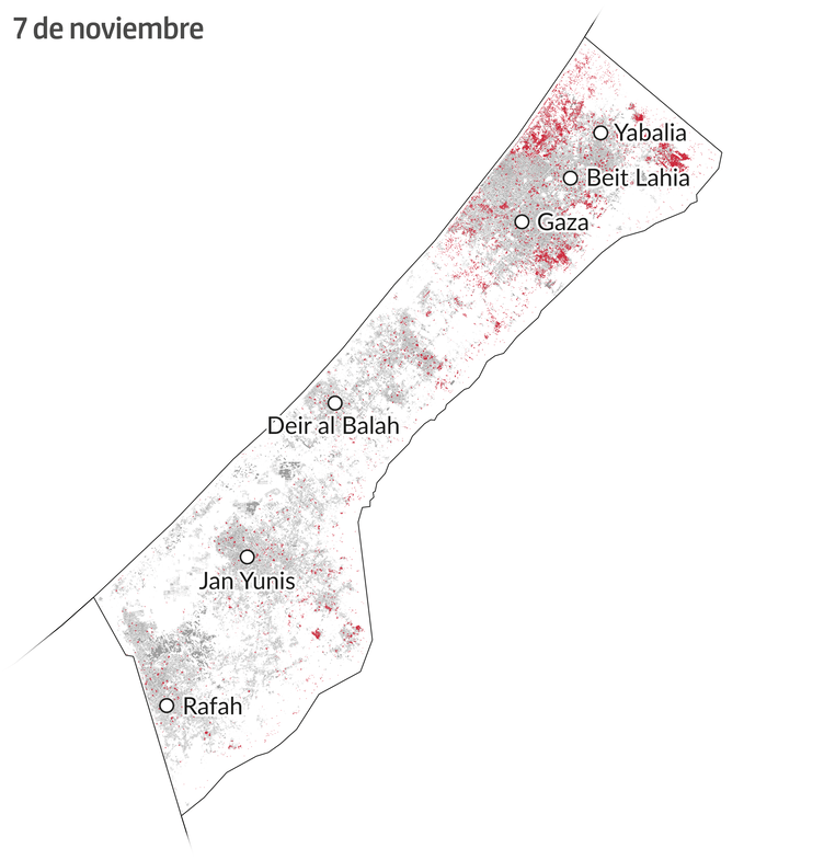 Las ruinas de Gaza: así está arrasando Israel el enclave palestino ...