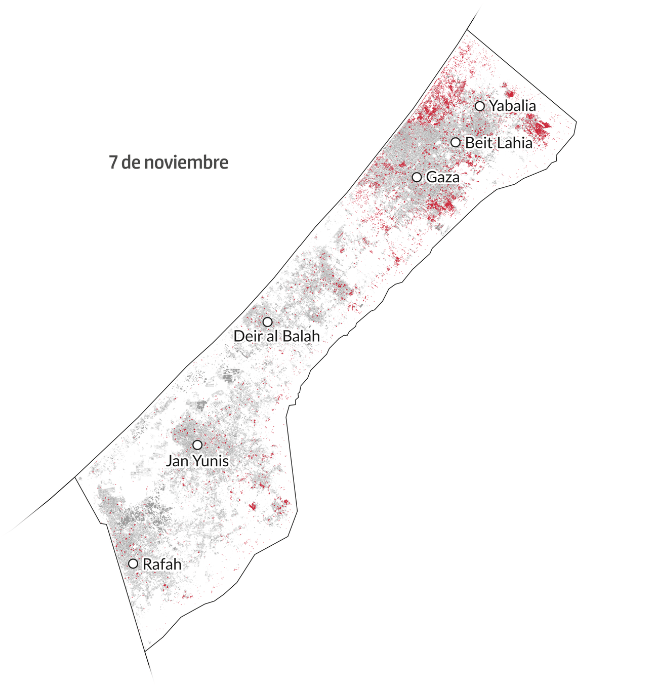Las ruinas de Gaza: así está arrasando Israel el enclave palestino ...