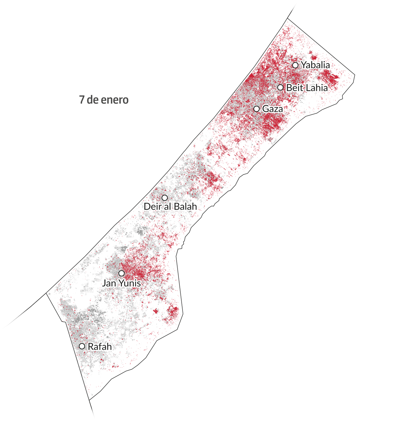 Las ruinas de Gaza: así está arrasando Israel el enclave palestino ...