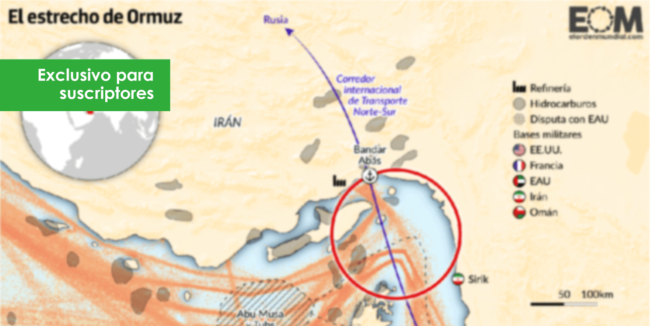 El mapa de la geopolítica del estrecho de Ormuz, la gran arteria petrolera del mundo - Mapas de ...