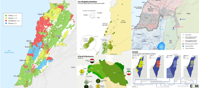 Israel contra Hezbolá: nueve mapas para entender la nueva invasión del ...