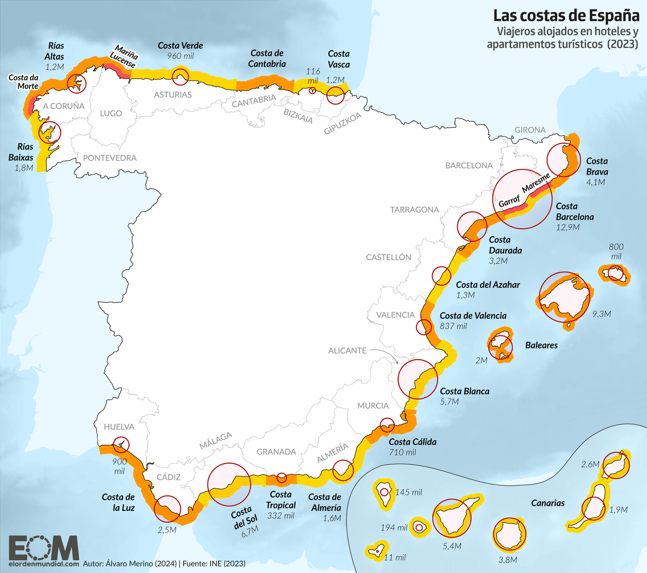 En El Mapa De Los Estados De La Costa Este Póster Mapa De La Costa