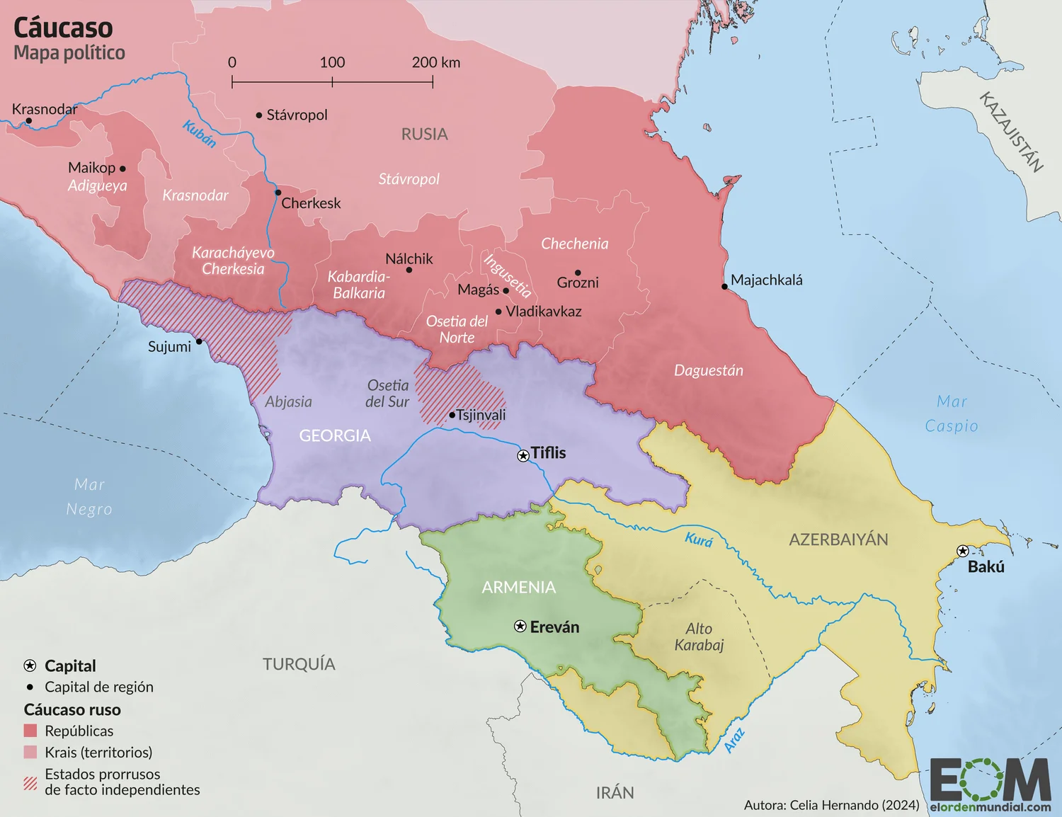 Mapa De Asia Y Georgia