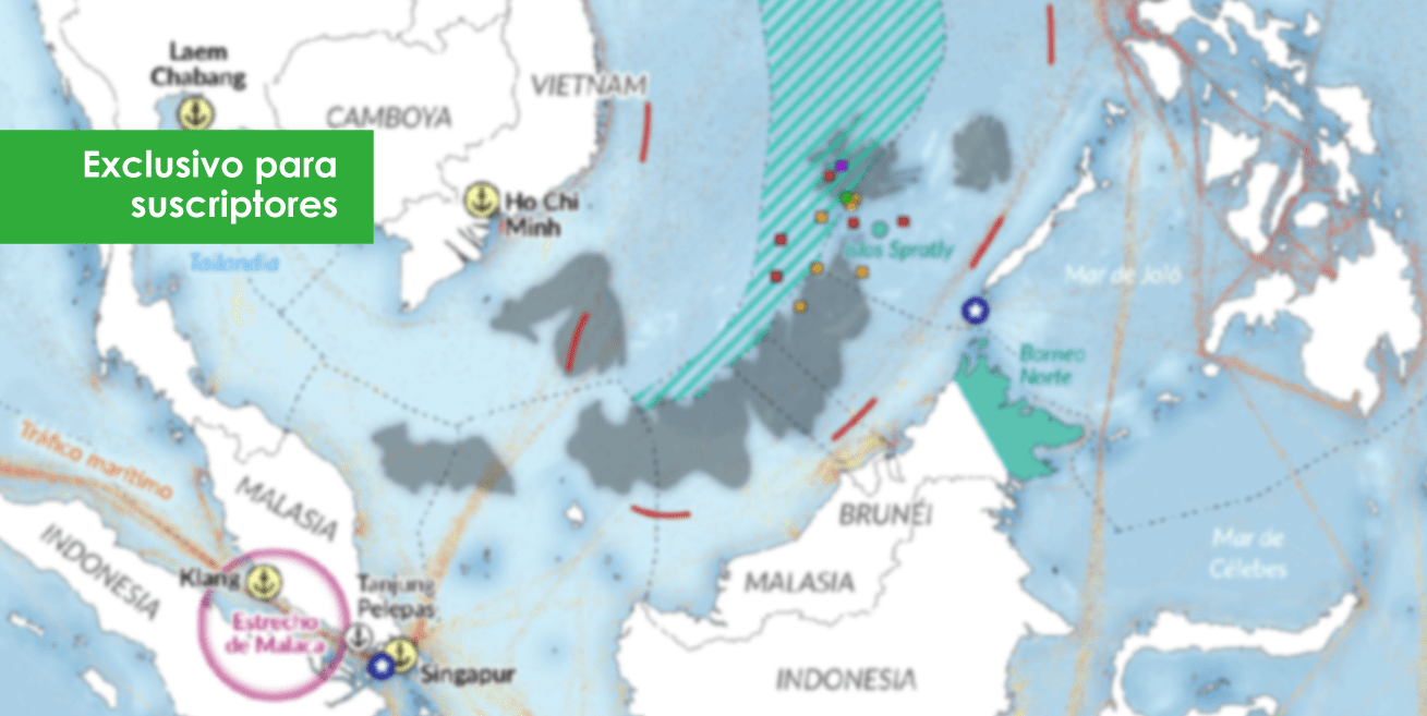 El mapa de la geopolítica del mar de la China Meridional - Mapas de El ...