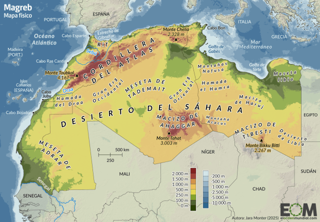 El mapa político del Sahel - Mapas de El Orden Mundial - EOM