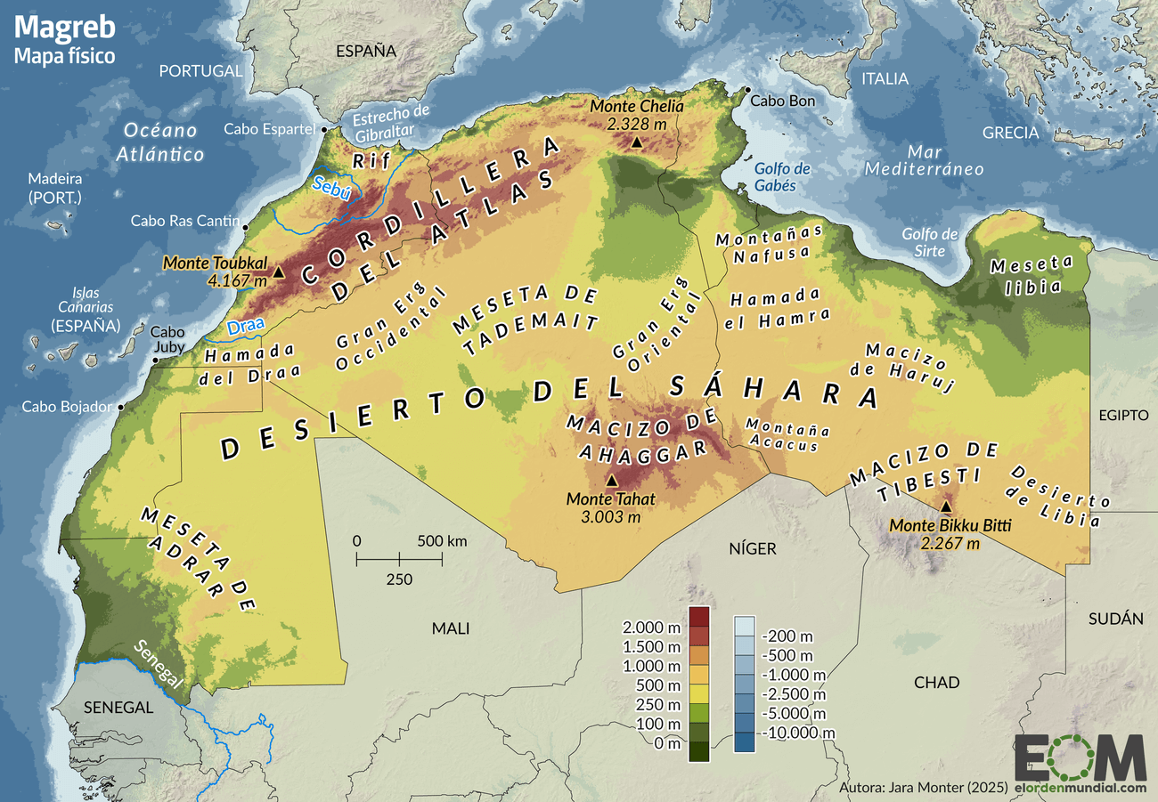 El mapa de la Liga Árabe - Mapas de El Orden Mundial - EOM