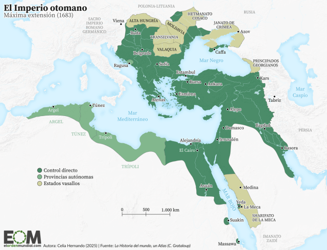 El mapa del Imperio ruso - Mapas de El Orden Mundial - EOM
