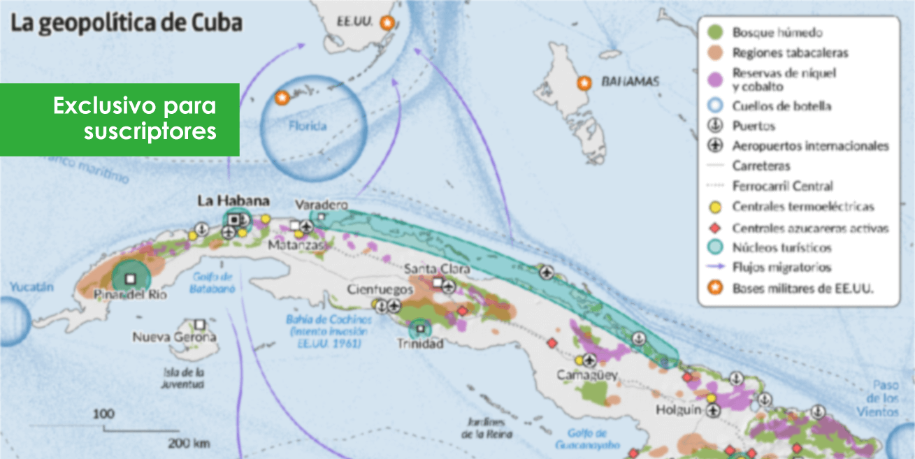 El mapa de la geopolítica de Cuba - Mapas de El Orden Mundial - EOM
